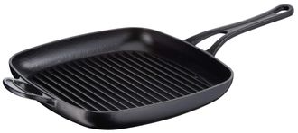 T-fal Tefal E21391 Jamie Oliver Guss Grillpfanne Emaille-Beschichtung 25 cm, Eisenguss