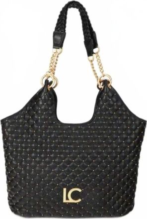 Lola Casademunt Sac cabas matelass&eacute; &agrave; mini clous - Femme - Sacs - Noir - Taille: ONE Size