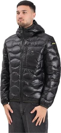 Blauer Homme, Vestes, Noir, Taille: XL Piumino Wave