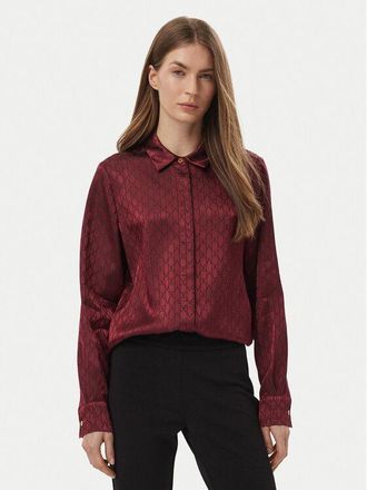 Guess Hemd G6BH09 W4874 Dunkelrot Regular Fit