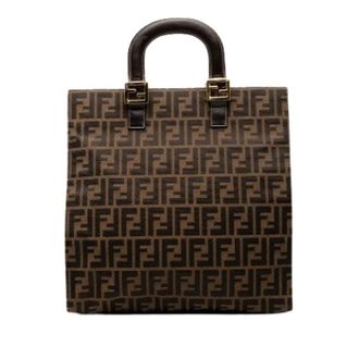 Fendi Pre-owned Vintage Canvas Tote - Femme - Pre-owned - Brun - Taille: ONE Size