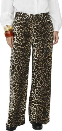 Masai Femme, Pantalons, Brun, Taille: 42 FR Wide Pantalons