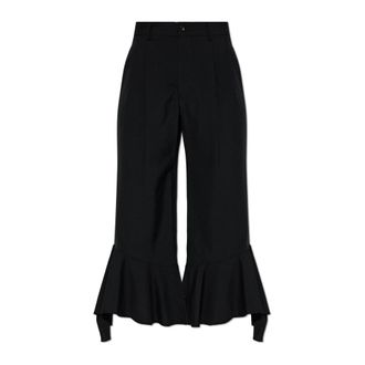 Comme Des Gar&ccedil;ons Wool Hosen - - Trousers - Damen - Schwarzk - S