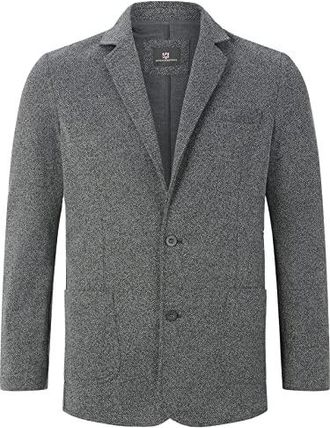 Jan Vanderstorm Homme Veste De Costume en Jersey Albin Gris, 4XL (XXXXL) - 68