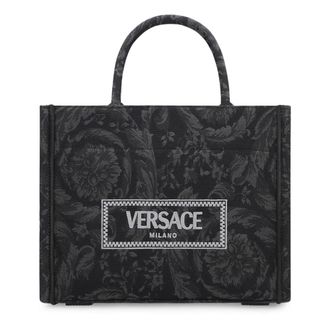 Versace Piccola Athena Tote Bag - - Bags - Damen - Schwarzk - ONE SIZE
