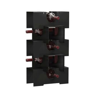 Generic Stapelbares Weinregal, Flaschenhalter aus Metall, Sch&ouml;n und Praktisch, Leicht Zug&auml;nglich, Platzsparend, f&uuml;r Bar/Weinkeller/K&uuml;che/Wohnzimmer(5)