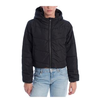 Vans MTE Foundry Crop Puff Jacke - - Jackets - Damen - Schwarzk - XL