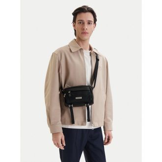 Calvin Klein Umh&auml;ngetasche Calvin Klein Sleek Utility Camera Bag LV04D3339G Schwarz