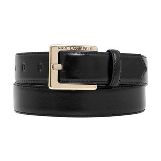 Karl Lagerfeld Ceinture K Essential - Femme - Accessoires - Noir - Taille: 65 CM