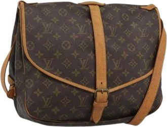 Louis Vuitton Sac bandouli&egrave;re vintage Louis Vuitton Monogram Pre-owned - Femme - Pre-owned - Brun - Taille: ONE Size
