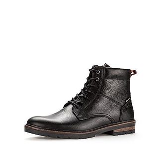 Gabor Homme Bottes, Monsieur Bottes &agrave; Lacets,Gore-TEX,Cuir certifi&eacute;,Semelle Amovible,Doublure Chaude,Demi-Bottes,Noir (Black) / 01,42 EU / 8 UK
