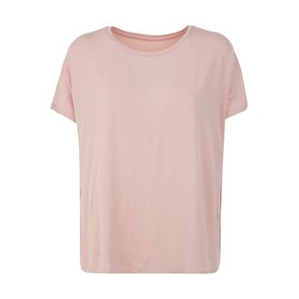 Majestic Filatures Marshmallow Rundhals T-shirt - - Tops - Damen - Rosa - XL