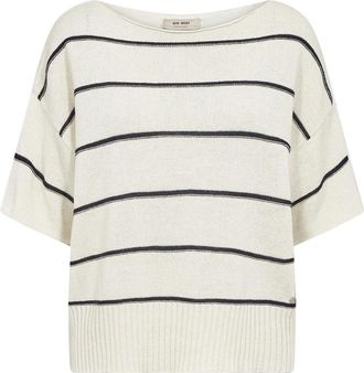 Mos Mosh MOS Mosh, Femme, Pulls, Beige, Taille: 40 FR MMBouch O-neck Knit