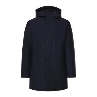 H&egrave;SKIMO Langer Parka Tech Bonded Imb. SOR - - Coats - Herren - Blau - M