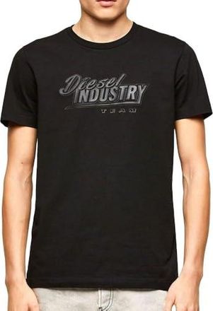 Diesel T-Shirt Noir Homme Maglietta A02558