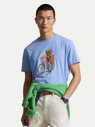 Polo Ralph Lauren T-Shirt 710B16612001 Blau Slim Fit