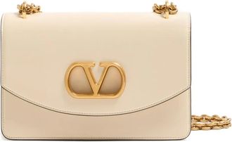 Valentino Garavani sac porté épaule Vain en cuir - Tons neutres