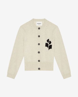 Isabel Marant Cardigan Newton - Femme - Gris Clair - Taille 34 - Marant &Eacute;toile