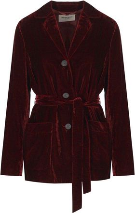 Weekend by Max Mara BLAZER R&Eacute;CENT EN VELOURS BORDEAUX MAX MARA WEEKEND