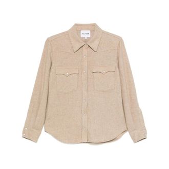 Kujten Lumber Plain Shirt - - Blouses & Shirts - Damen - Braun - M