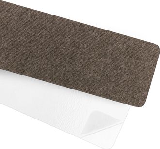 Quest Treppenstufen Matten selbstklebend 76x20 cm - Stufenmatten innen f&uuml;r Treppe - Treppenteppich rutschfest - Teppich f&uuml;r Treppenstufen - Treppenschutz & 