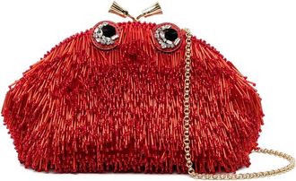 Anya Hindmarch Beaded Crystal-embellished Crossbody Bag