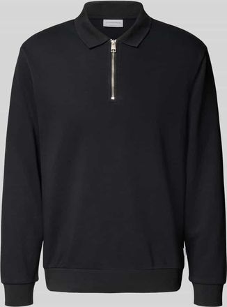 Lindbergh Relaxed Fit Poloshirt mit Label-Detail