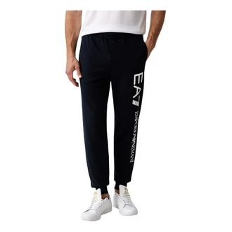 Emporio Armani Jogging Logo Series - Homme - Pantalons - Bleu - Taille: XL