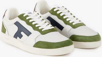 Faguo Baskets Hazel en cuir m&eacute;lang&eacute;