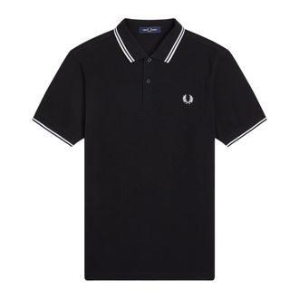 Fred Perry Herren, Oberteile, Schwarzk, LGr&ouml;&szlig;e