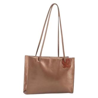 Loewe Pre-owned Leather Shoulder Bag - - Pre-owned - Damen - Braun - ONE SIZE