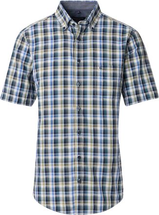 Casamoda Freizeithemd Kurzarm kariert Casual Fit