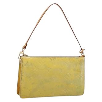 Louis Vuitton Pre-owned Vintage Patent Leather Accessory Pouch - Femme - Pre-owned - Jaune - Taille: ONE Size