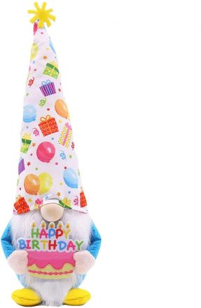 Generic Geburtstagszwerge, Bauernhaus Happy Birthday, handgefertigt Party Home Ornamente, Küche Tiered Tablett Dekorationen, weihnachtsdeko, Weihnachtlicher Z