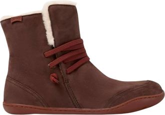 Camper Femme, Chaussures, Brun, Taille: 37 EU Bottines &agrave; lacets et fermeture &eacute;clair lat&eacute;rale