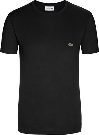 Lacoste T-Shirt aus Pima-Baumwolle mit Logo-Aufn&auml;her in