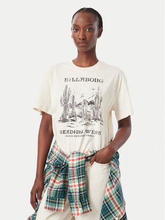 Billabong T-Shirt EBJZT00646 Creme Regular Fit