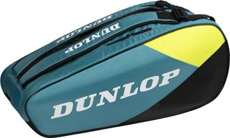 Dunlop SX-Club 10 Schl&auml;gertasche, Blaugr&uuml;n-Schwarz-Gelb