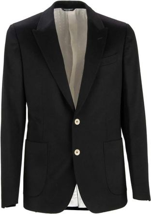 Dolce & Gabbana Veste en laine vierge - Homme - Vestes - Noir - Taille: XS