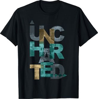 Trendy Apparel Trendy Uncharted Text Overlay T-Shirt