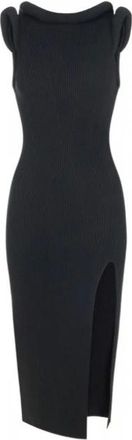 Elisabetta Franchi Femme, Robes, Noir, Taille: 46 FR Midi Robes