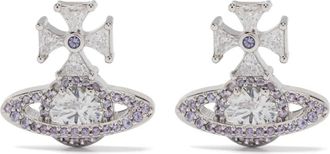 Vivienne Westwood Ohrringe - Bijoux Platiniumwhite Lavender - Gr. unisize - in Lila - für Damen