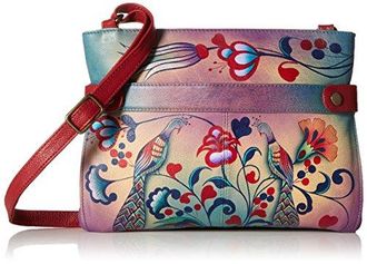 Anuschka Anuschka Anna By Hand Painted Leather Ladies Medium Shoulder Bag, Multicolore, Taille unique