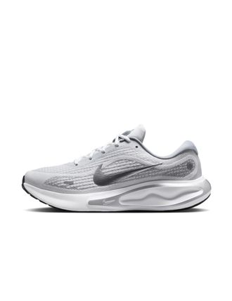 Nike Nike Stra&szlig;enlaufschuh Nike Journey Run Stra&szlig;enlaufschuh F&uuml;r Herren, White/Metallic Silver-Black-Ashen Slate, FN0228-104, 44.5 EU (10.5 US)