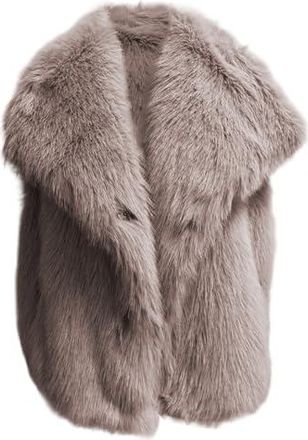 Generic Gilet Sans Manche Femme Gilet Femme D&eacute;contract&eacute; Quotidien Ville Col Montant Luxe - Manteau Sans Manches &Eacute;l&eacute;gant Pour Femmes Modernes