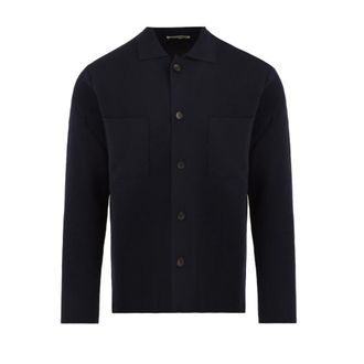 FILIPPO DE LAURENTIIS Homme, Pulls, Bleu, Taille: XL Field Jacket Cardigan