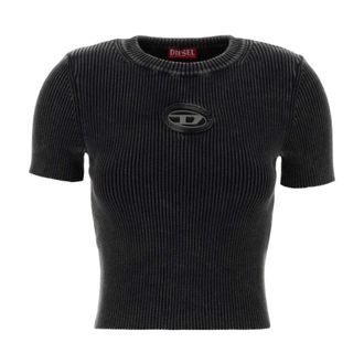 Diesel M-Anchor T-shirt - - Knitwear - Damen - Schwarzk - XS