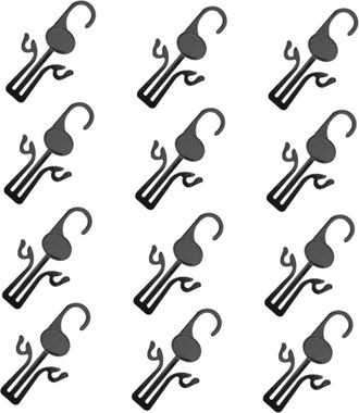 BESPORTBLE 30 St&uuml;ck Teiliges Schuhhaken Stabilem PP Schwarzer Schuhorganizer und Trockner Doppelte Haken f&uuml;r Schuhe Hausschuhe Stiefel Vielseitig zum Aufh&auml;ngen i