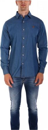 U.S.Polo Association U.s. Polo Assn., Homme, Chemises, Bleu, Taille: S Classic Fit Denim Shirt