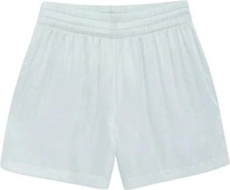 Anine Bing Femme, Shorts, Bleu, Taille: 42 FR Kam Short Framed Monogram